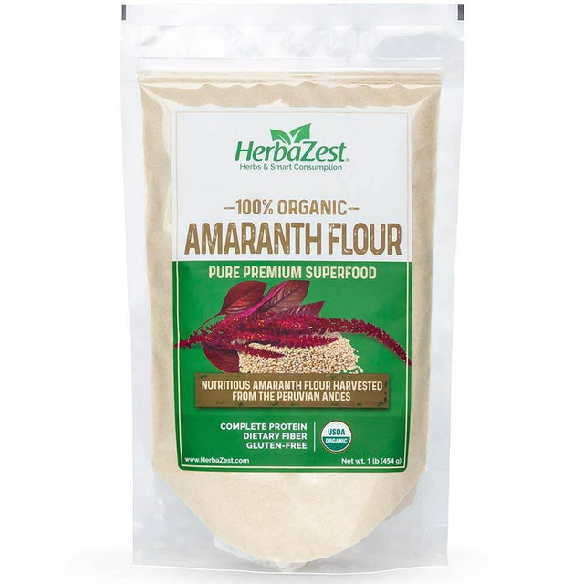 Amaranth Flakes - Organic & Convenient - HerbaZest