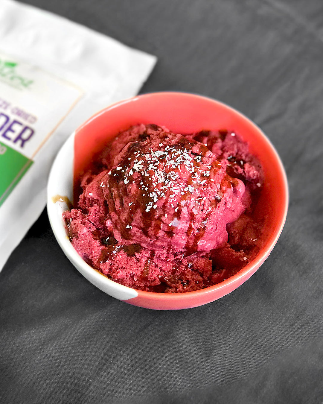 Coconut Milk Strawberry Acai Ice Cream – HerbaZest