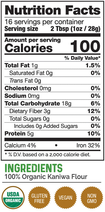 Harina de Cañihua - Orgánica y Nutritiva - HerbaZest